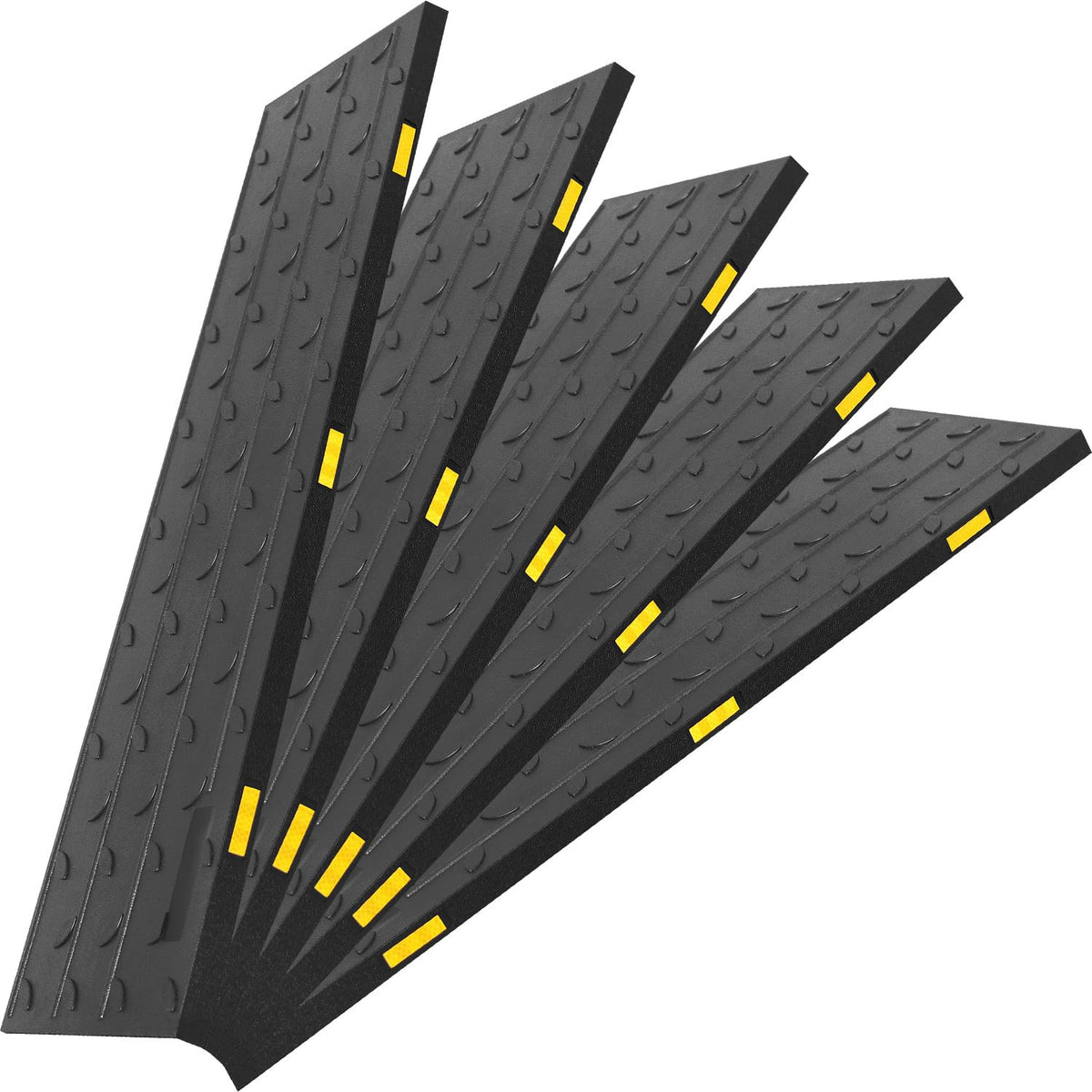 Rubber Stair Treads with Adhesive Backing | Non-Slip Safety Treads for ...