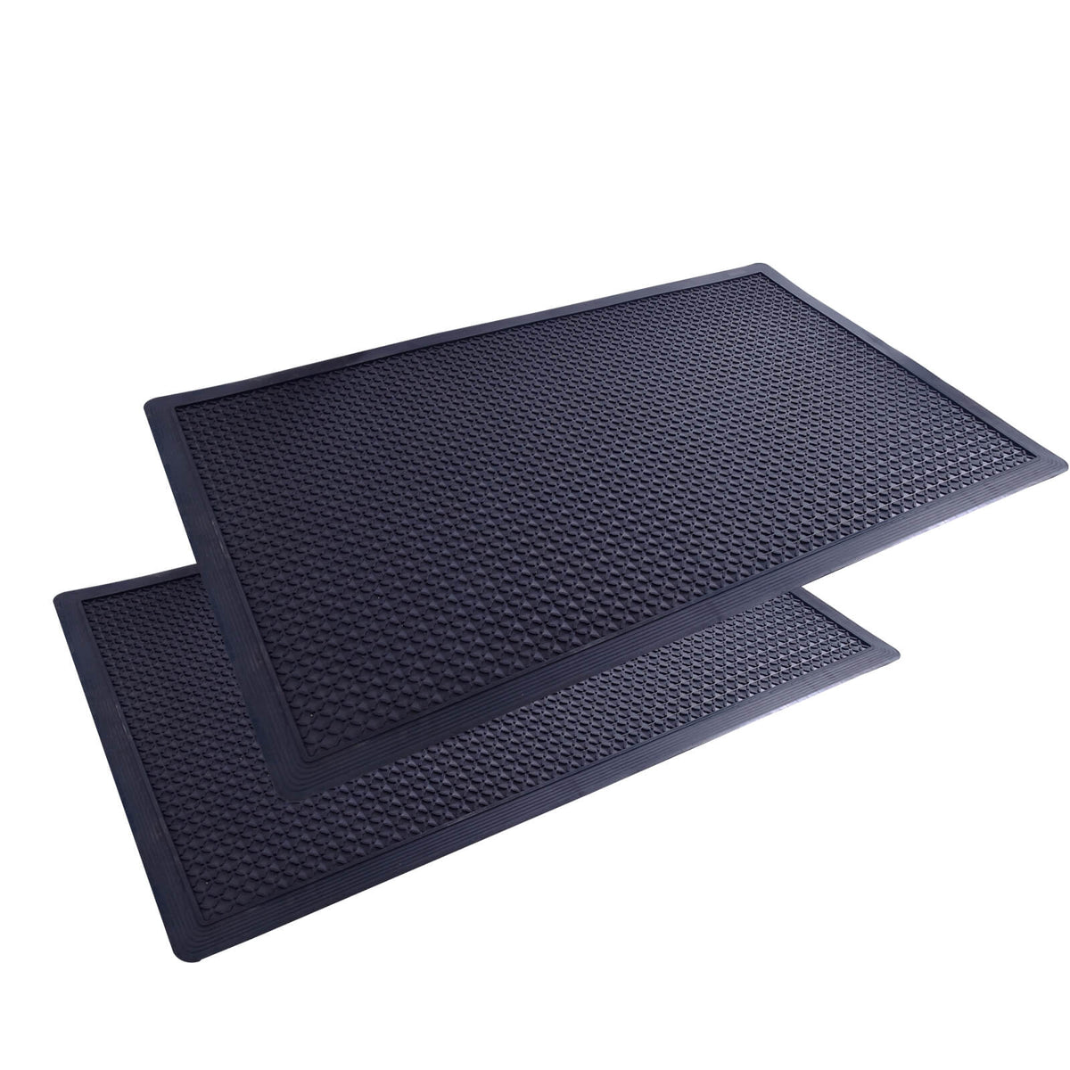 Heavy-Duty Rubber Scraper Mat | Mud & Dirt Removal for Entrances & Work ...